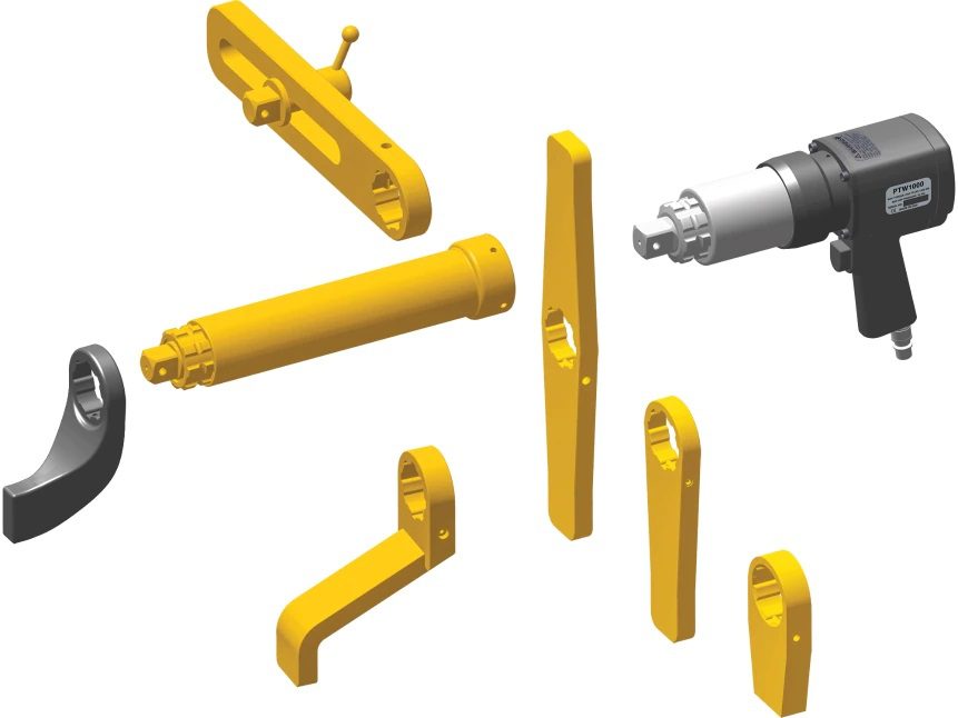 Pneumatic Torque Wrench Accessories - Enerpac, Service, Maintenance ...